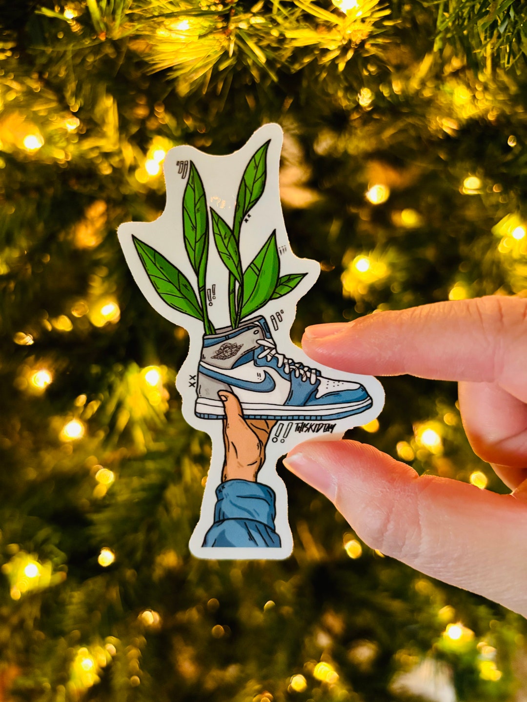 Air Jordan Plant Sticker - Etsy