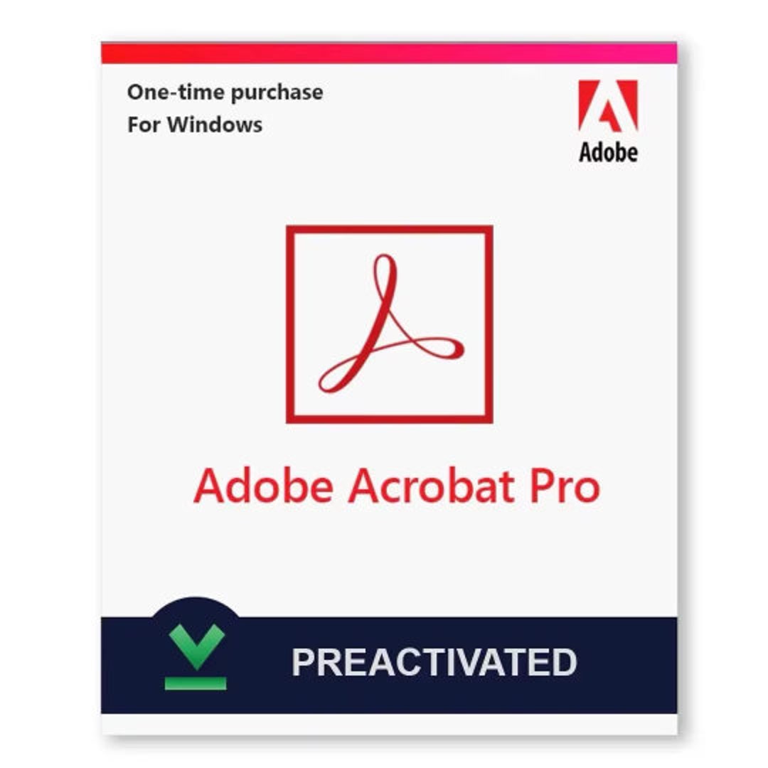 Adobe Acrobat Pro DC 2023 Pre-actived windows - Etsy