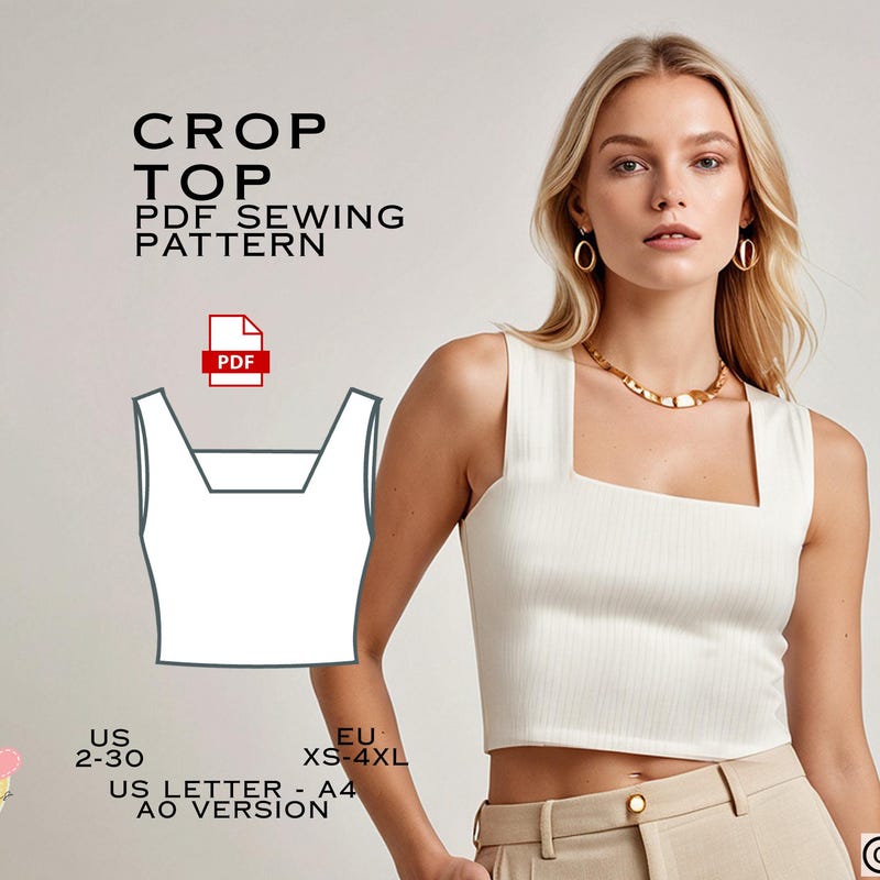 Square Neck Pattern - Etsy