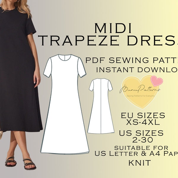 Trapeze Dress - Etsy