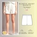 Straigth Leg Shorts Sewing Pattern, Casual Shorts PDF Sewing Pattern ...