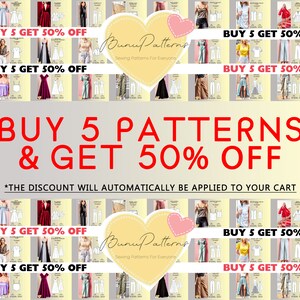 A-line Dress Sewing Pattern, Below Knee Dress, PDF Sewing Pattern, Easy ...