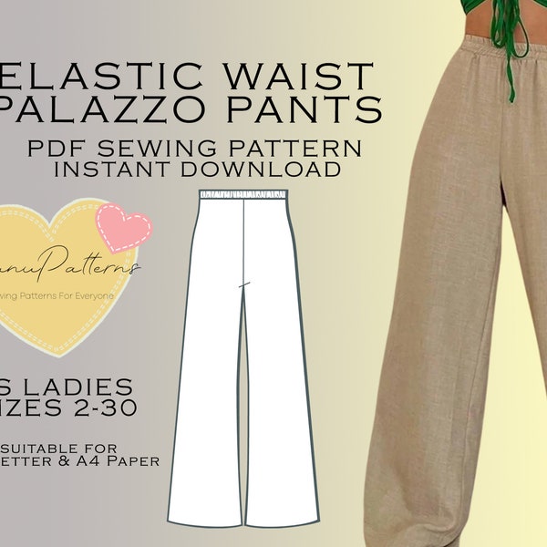 Pattern Palazzo - Etsy