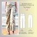 Straight Leg Cargo Pants Sewing Pattern, Safari Trousers PDF Sewing ...