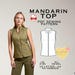 Mandarin Neck Top Sewing Pattern, US Sizes 2-30 (PDF Download) - Etsy