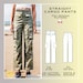 Straight Leg Cargo Pants Sewing Pattern, Safari Trousers PDF Sewing ...