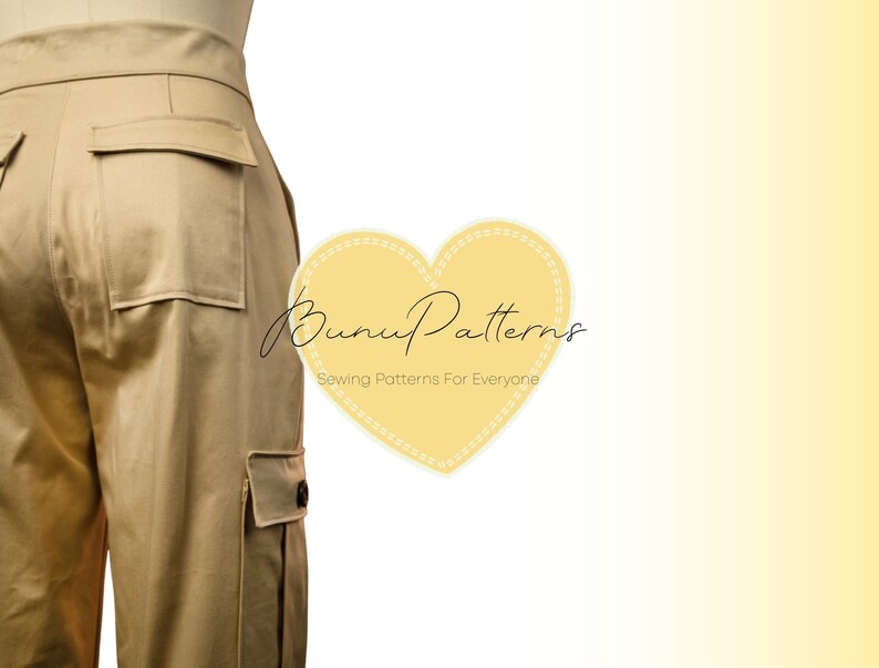 Cargo Pants Sewing Pattern PDF Sewing Pattern Instant - Etsy