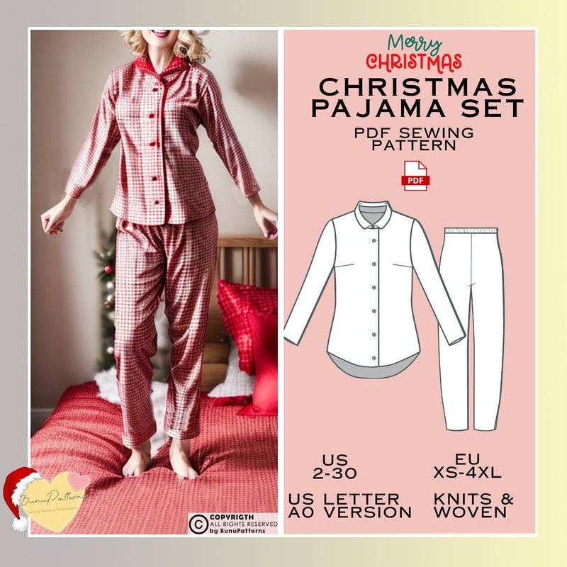 Girls Pajama Pattern - Etsy