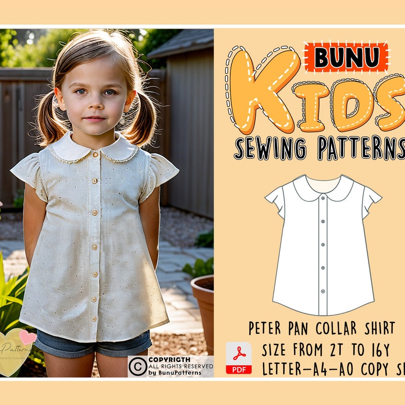 Kids Sewing Pattern - Etsy