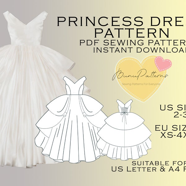 Ball Gown Pattern - Etsy