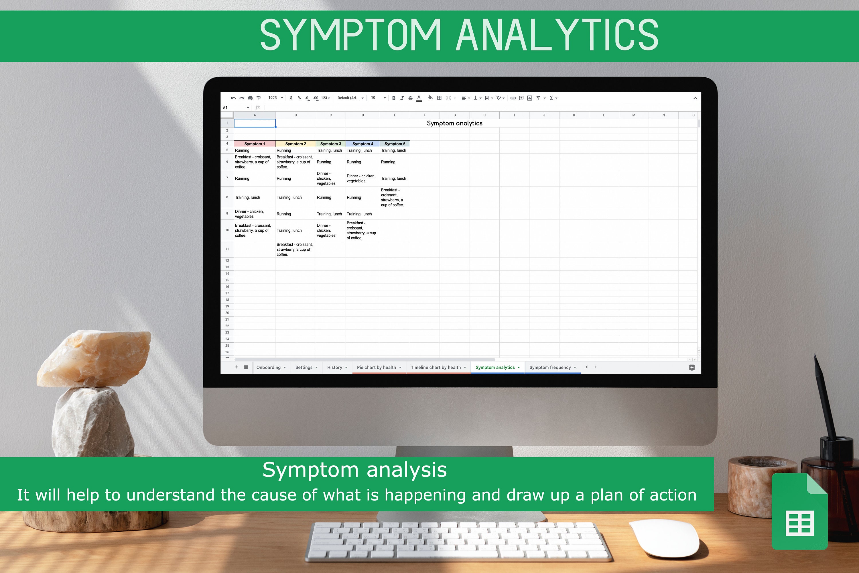 Symptom Tracker, Pain Tracker, Symptoms Journal, Chronic Illness ...