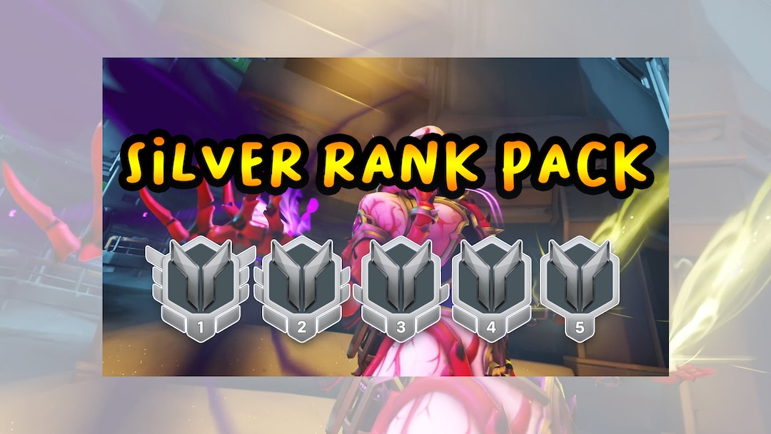 Overwatch 2 PNG Silver Rank Logo Pack - Etsy
