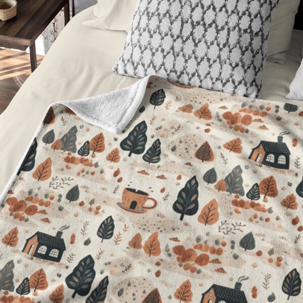 Fall Throw Blanket - Etsy