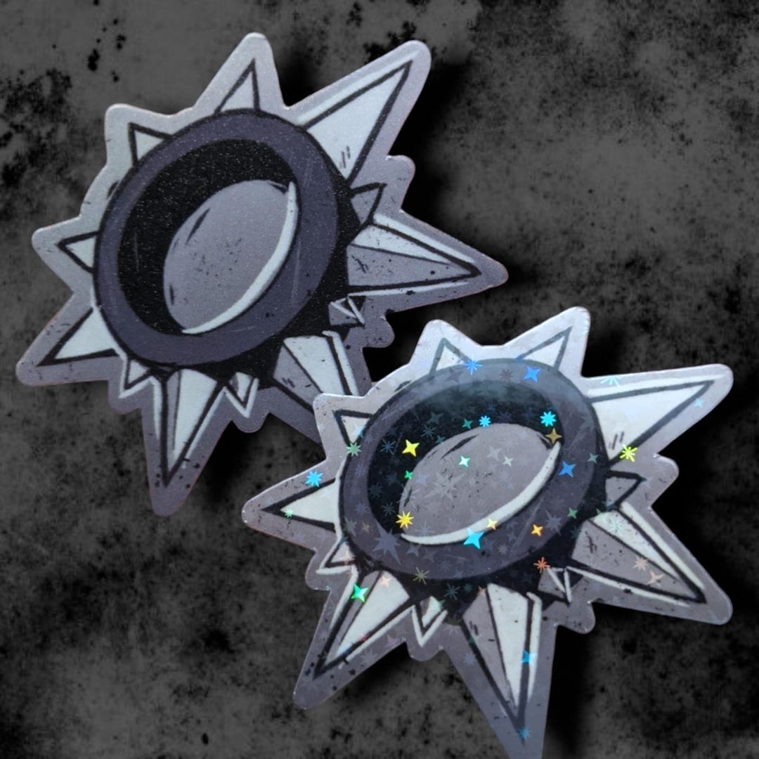 Spikey Collar Vinyl Sticker - Etsy