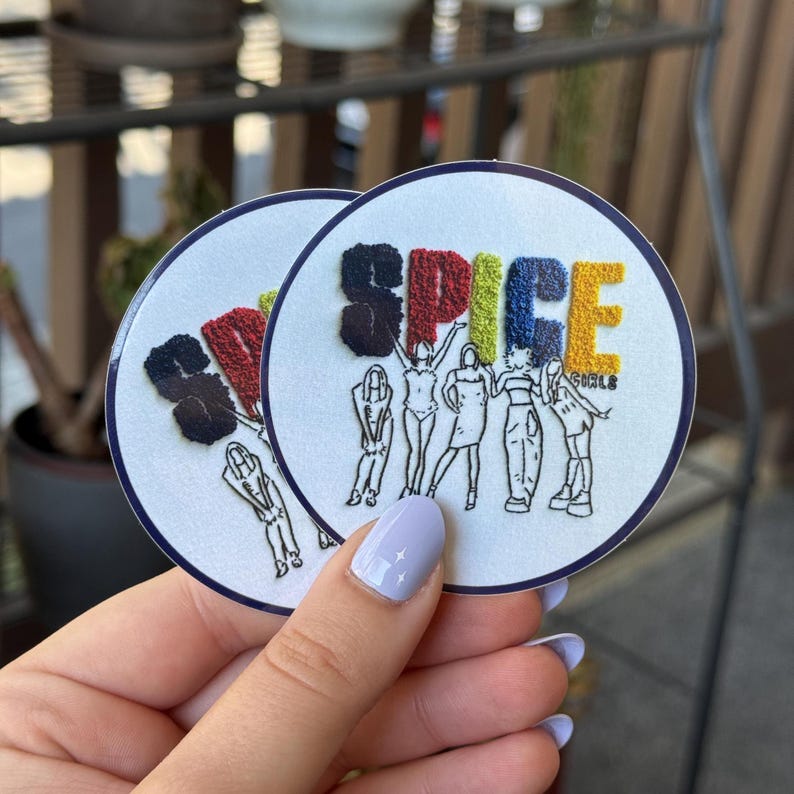 Spice Girls Vinyl Sticker: 90s Pop Icon, Girl Power - Etsy