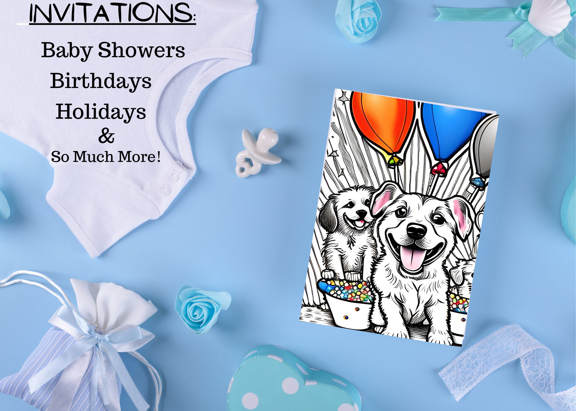 Instant Download Birthday Coloring Card, Bon Fet, Citial, Haitian ...