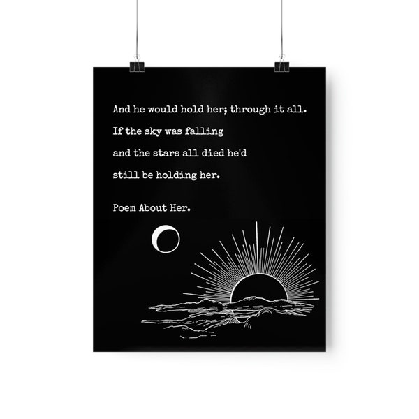 Poem Poster - Etsy