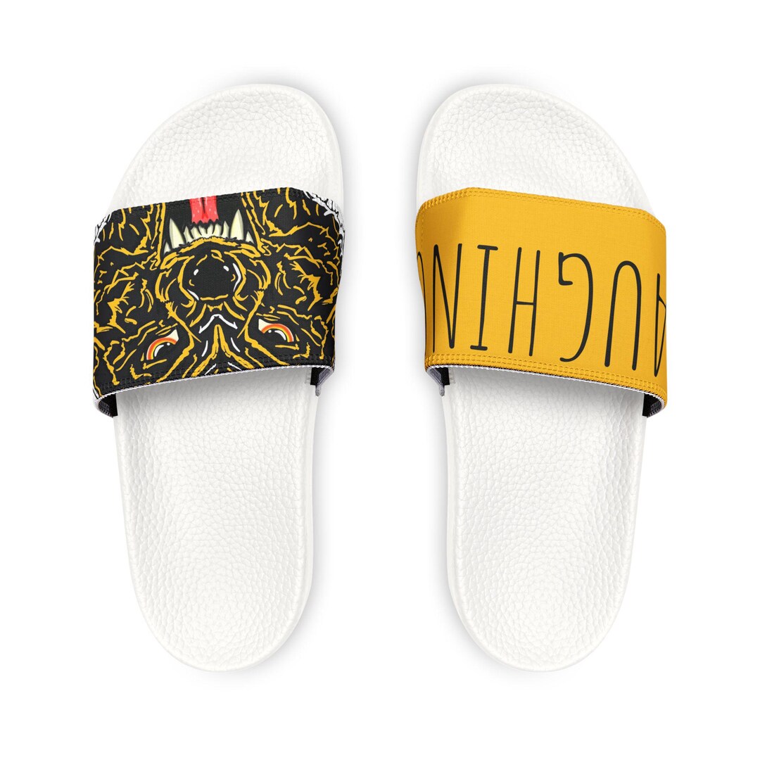 Wolf Slide Sandals Kids - Etsy
