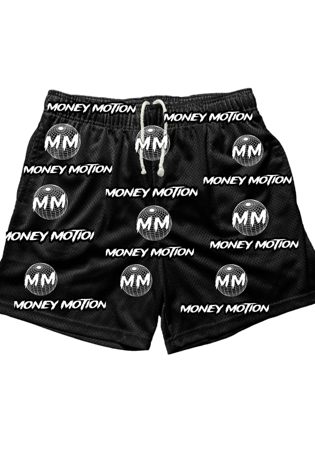 Money Motion Sublimated Double Mesh Basketball Short Mid 5inch Seam ...