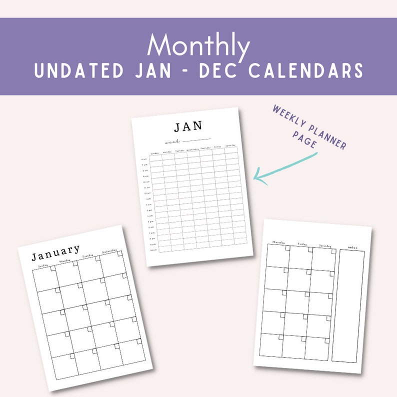 Reading Planner Printable Digital Journal Book Tracker Reading Log Book ...