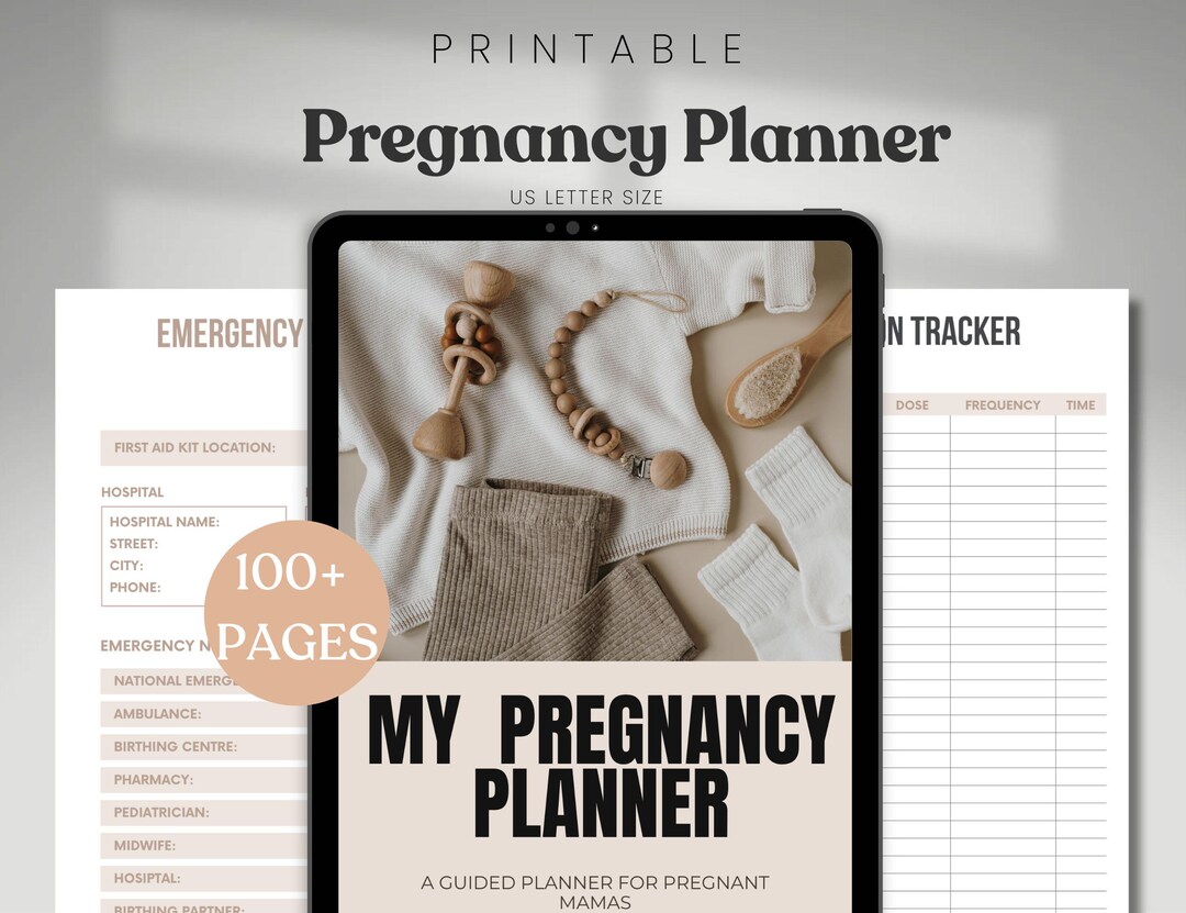Pregnancy Planner Printable Pregnancy Journal Expecting Mom Kit From ...