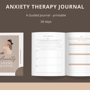 Anxiety Journal, Anxiety Exercises, Printable Journal, Journal for ...