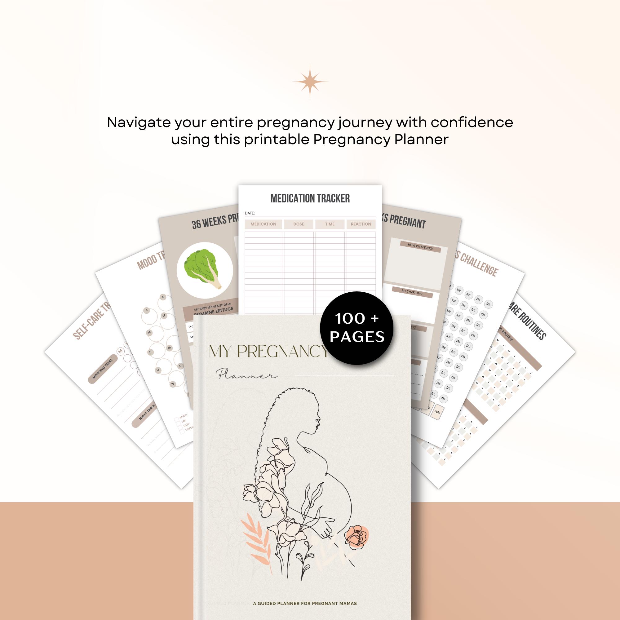 Pregnancy Planner Printable Pregnancy Journal Expecting Mom Kit From ...
