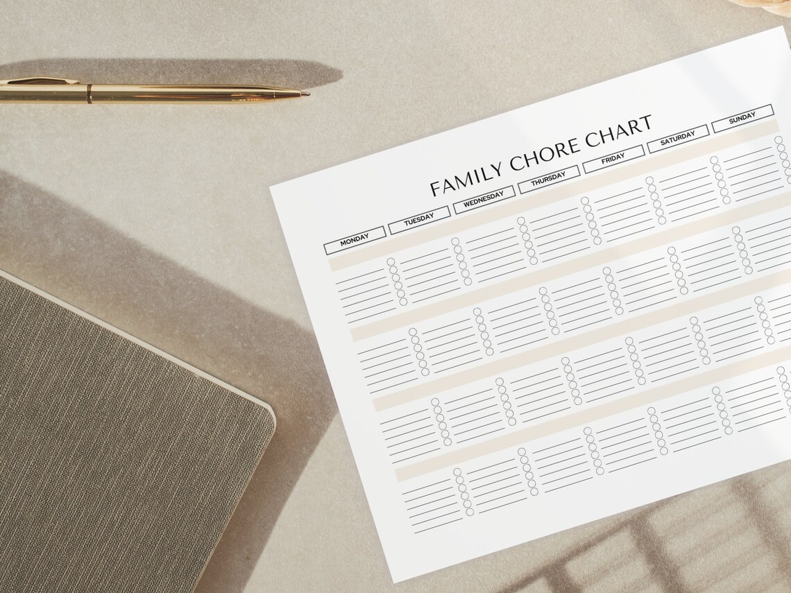 Cleaning Schedule Printable House Cleaning Planner Weekly Cleaning ...