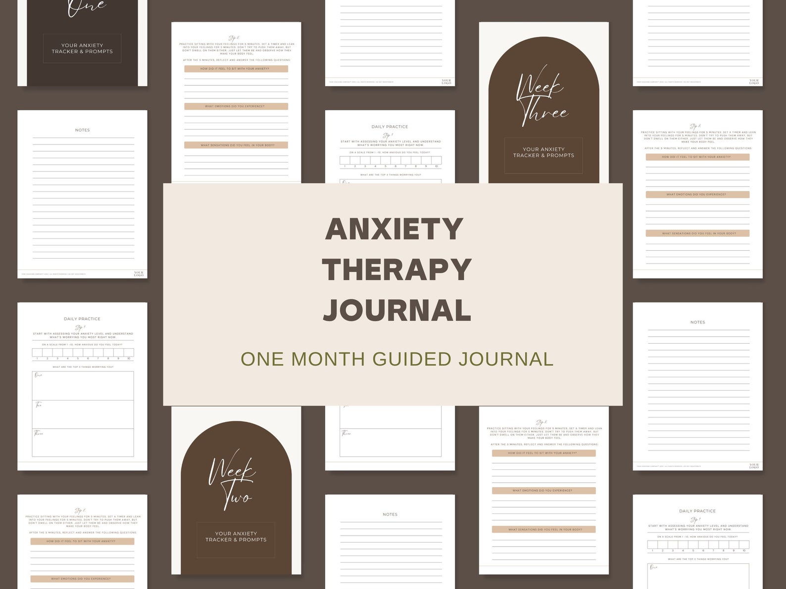 Anxiety Journal, Anxiety Exercises, Printable Journal, Journal for ...
