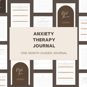 Anxiety Journal, Anxiety Exercises, Printable Journal, Journal for ...