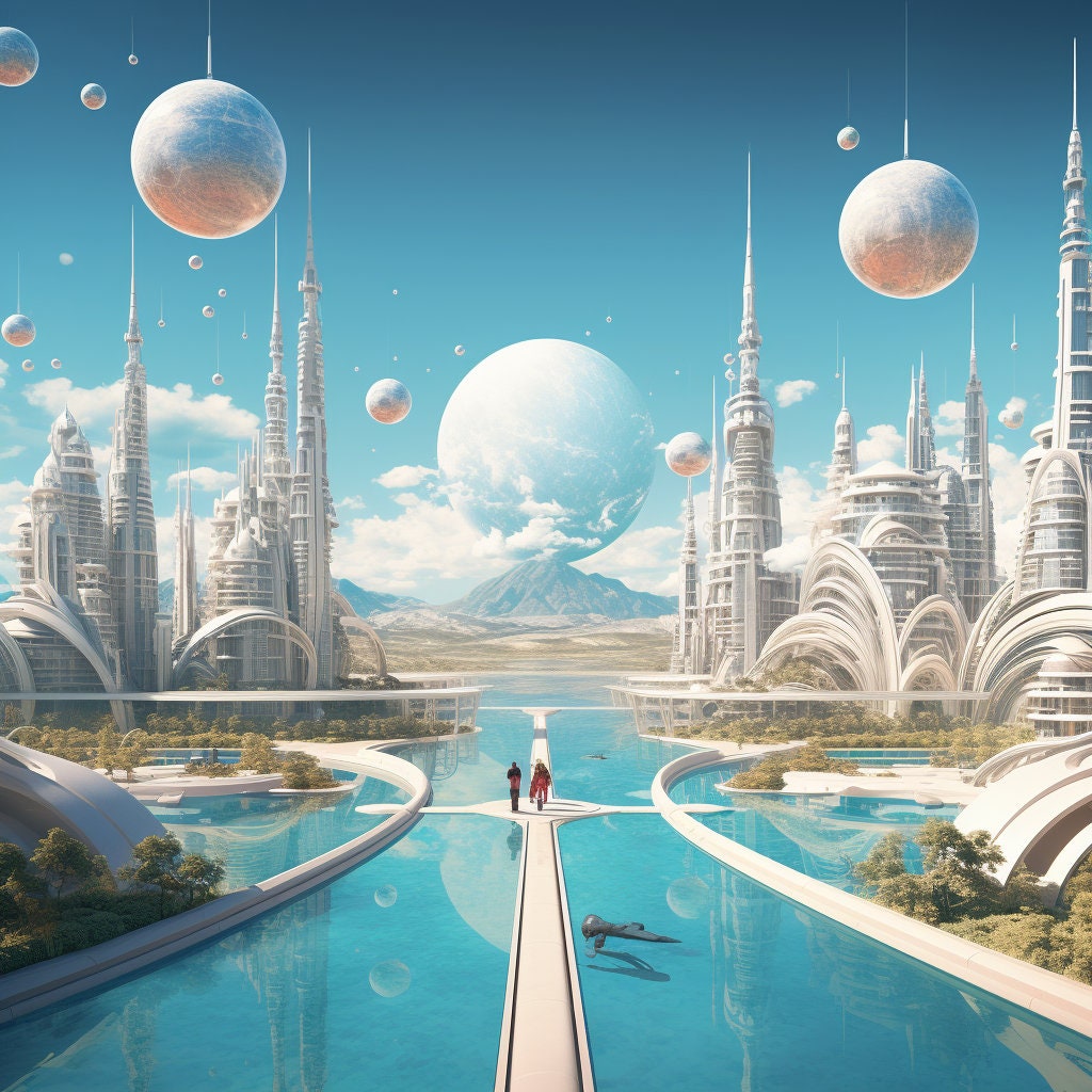 Midjourney Prompt of Future World (100 Pack) - Etsy