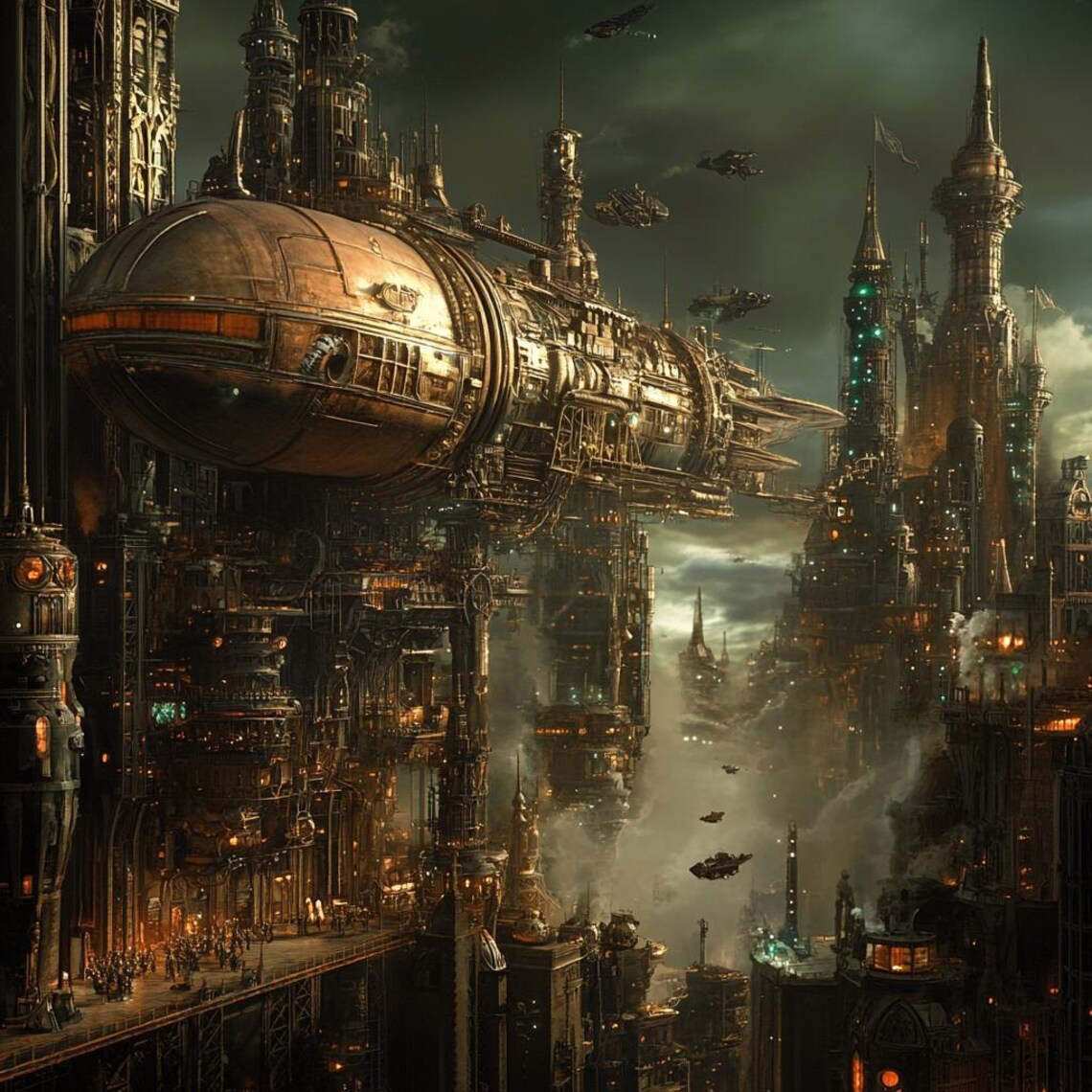 Midjourney Steampunk Worlds 100 Prompts - Etsy