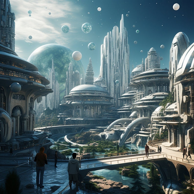 Midjourney Prompt of Future World (100 Pack) - Etsy