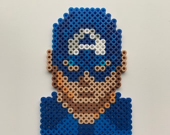 Perler Bead Captain America - Etsy