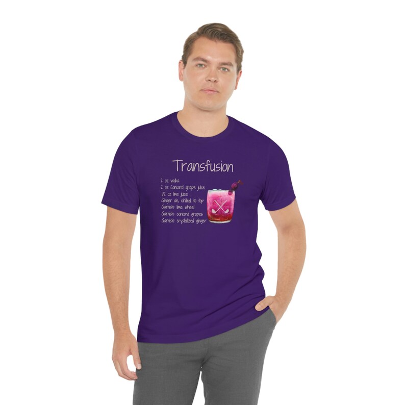 Transfusion Cocktail Tee, Vodka Cocktail, Golf Cocktail, Gift for ...