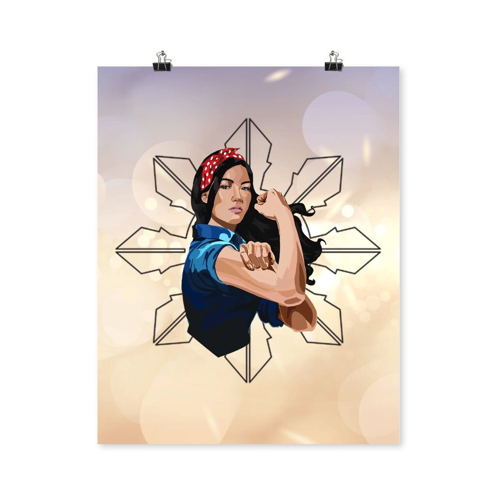 Asian Rosie Filipino Wall Art Filipino Art Philippines Art - Etsy
