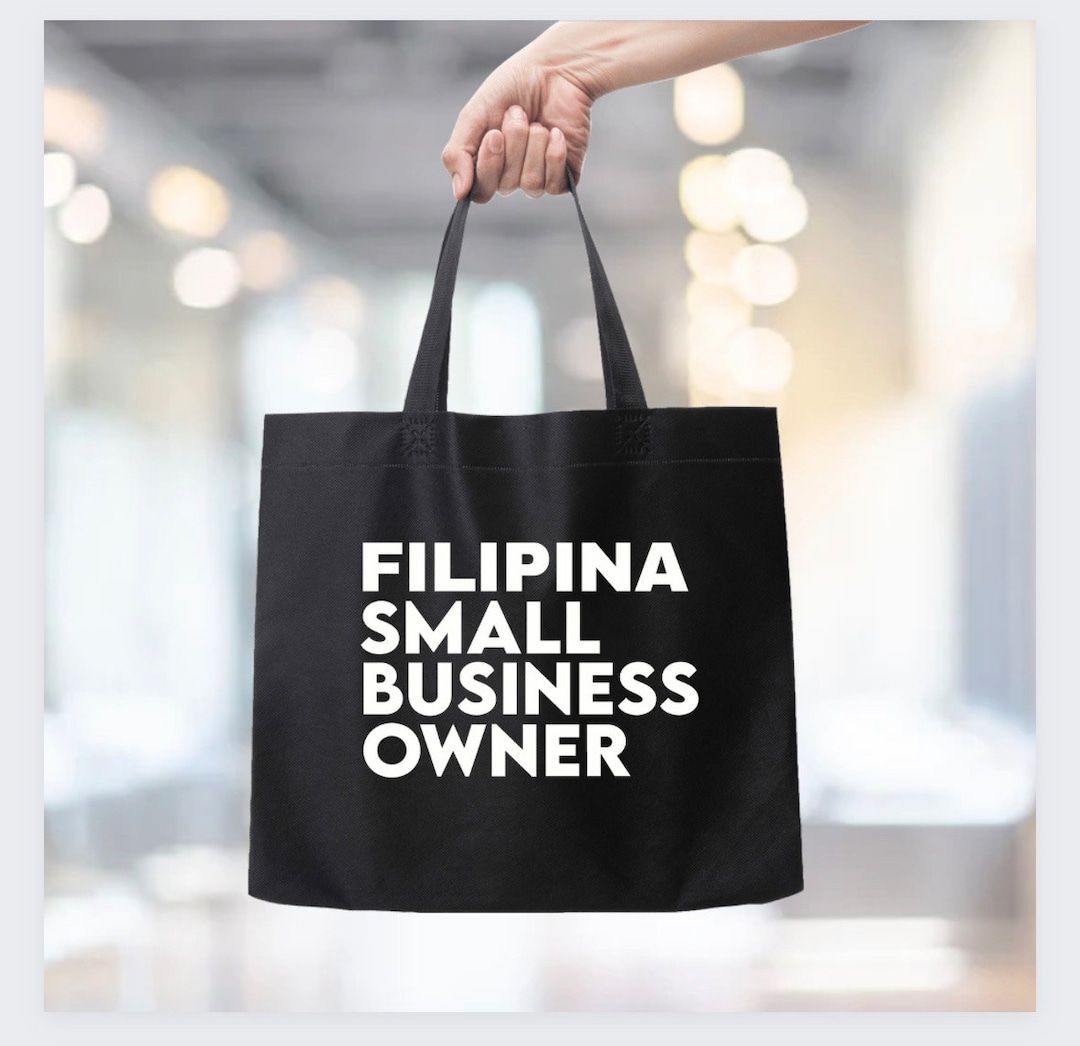 Filipino Tote Bag, Filipino Mom Boss, Filipino Entrepreneur Small ...