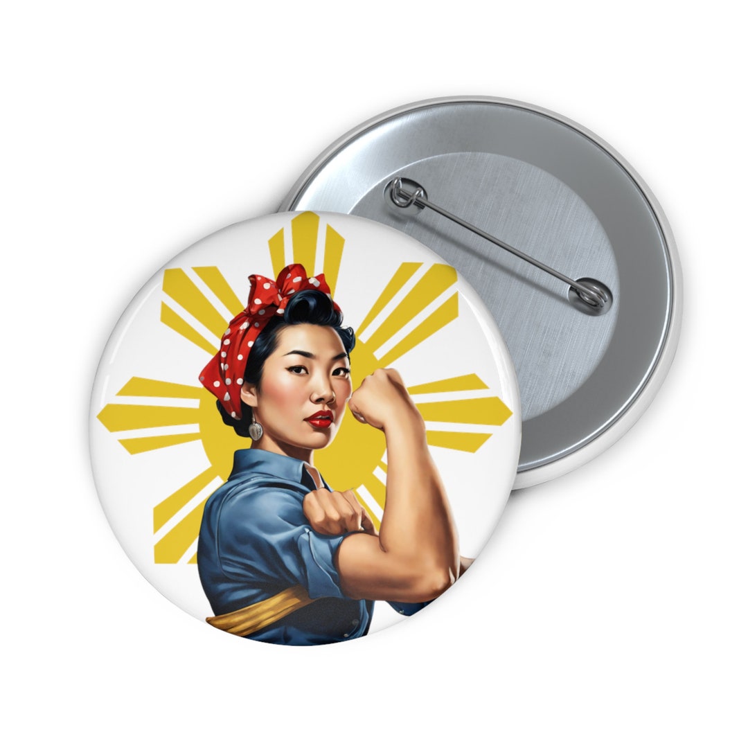 Filipino Button for Filipina Mom, Filipina Button Gifts, Filipino Gifts ...