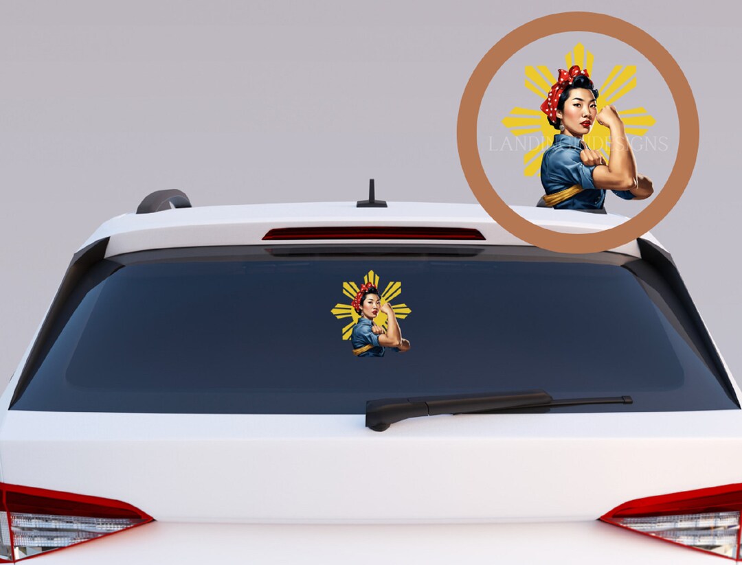 Filipino Stickers for Filipina, Filipino Art Sticker, Filipino Rosie ...