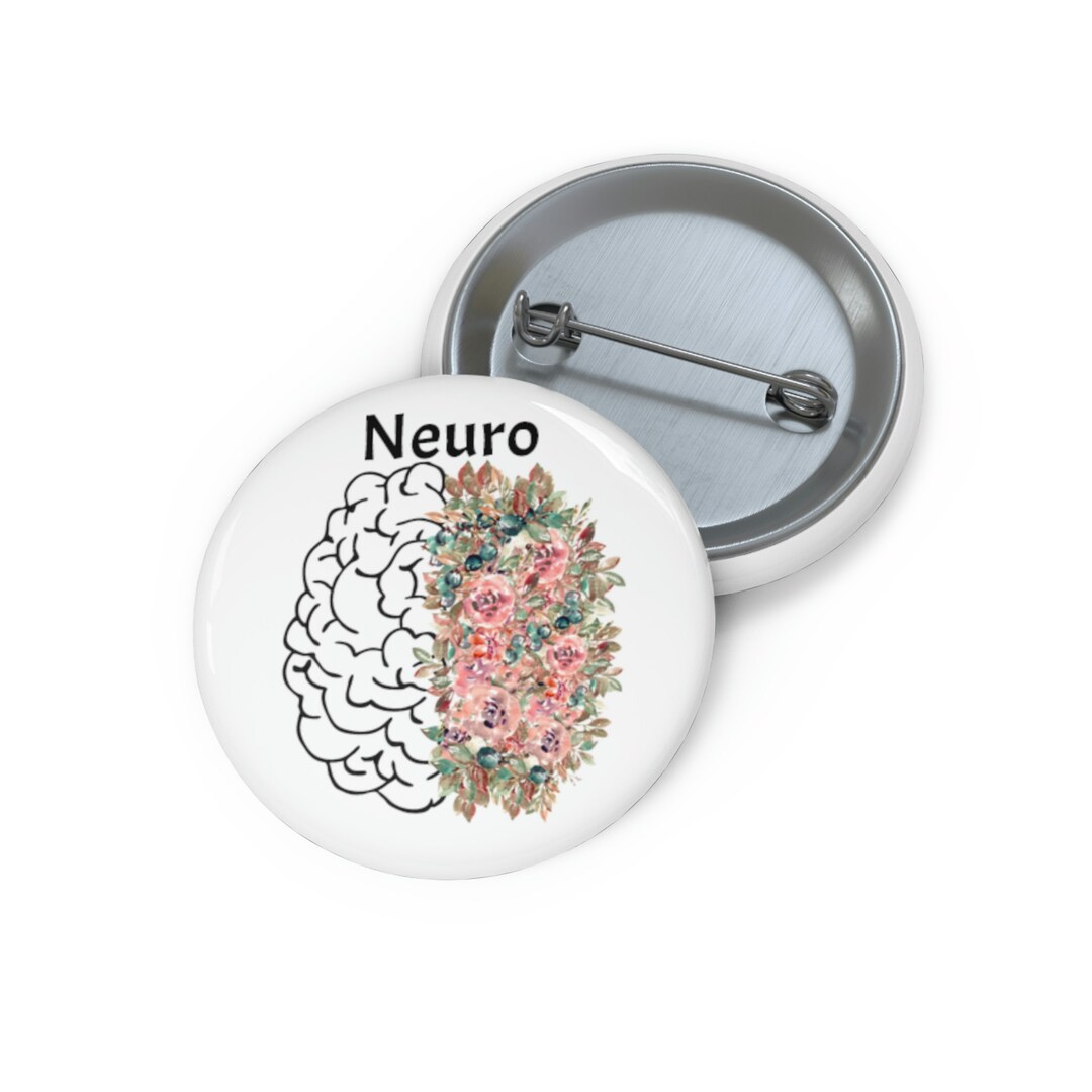 Neuro Nurse Neurodiversity Pin, Autism Pin, Neurodivergent Pin, Neuro ...