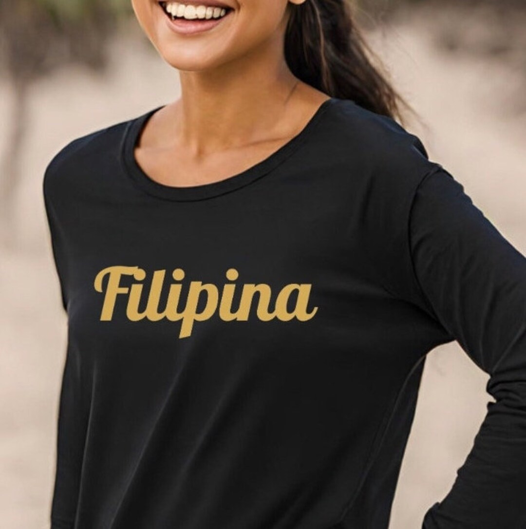 Filipino Shirt, Filipina Shirt Long Sleeve, Filipino Flag, Philippines ...