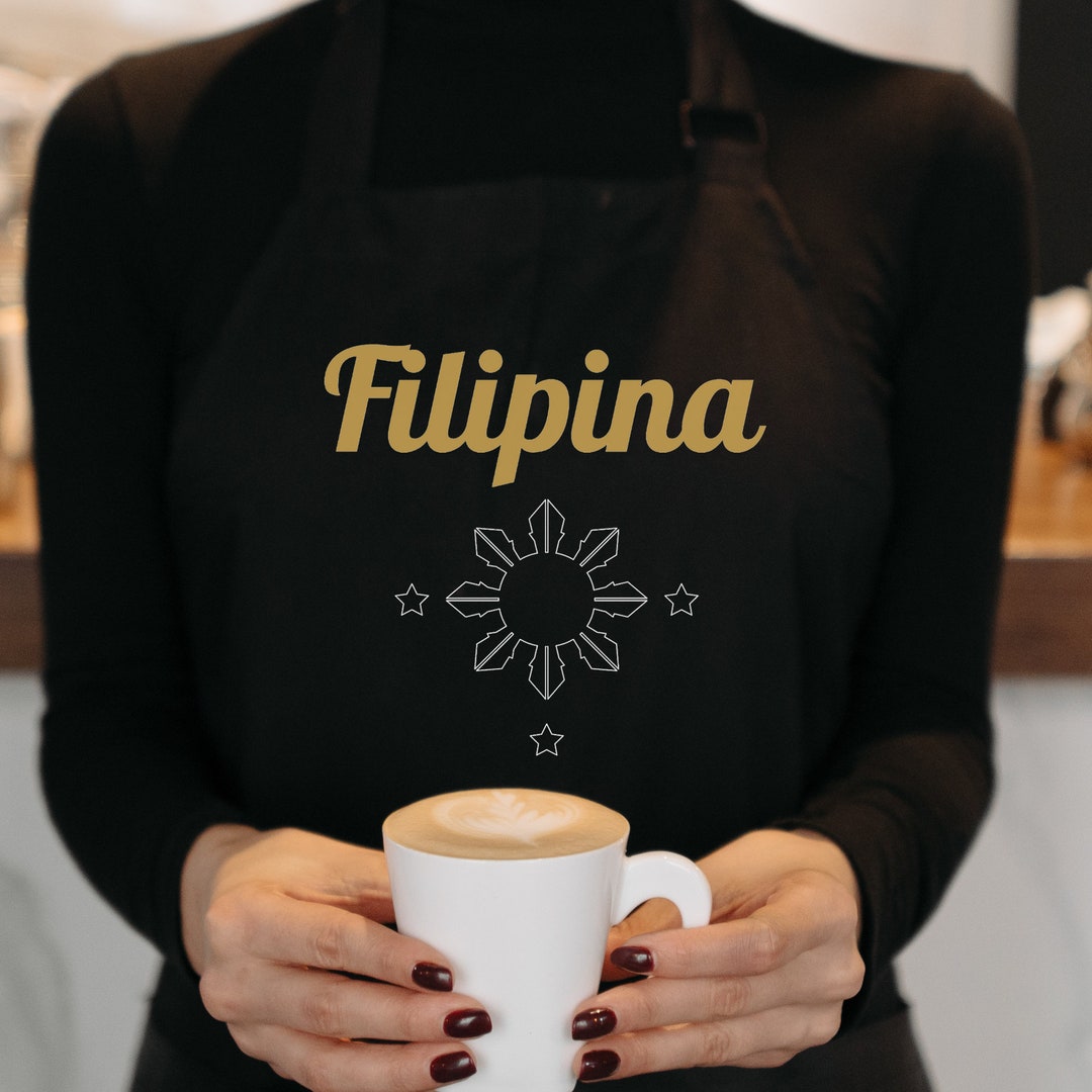 Filipino Apron Gift for Filipina Woman, Christmas Gift Apron, Funny ...