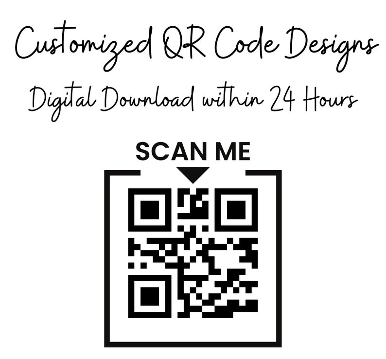 Digital QR Code Download for Website Small Business Scan to - Etsy