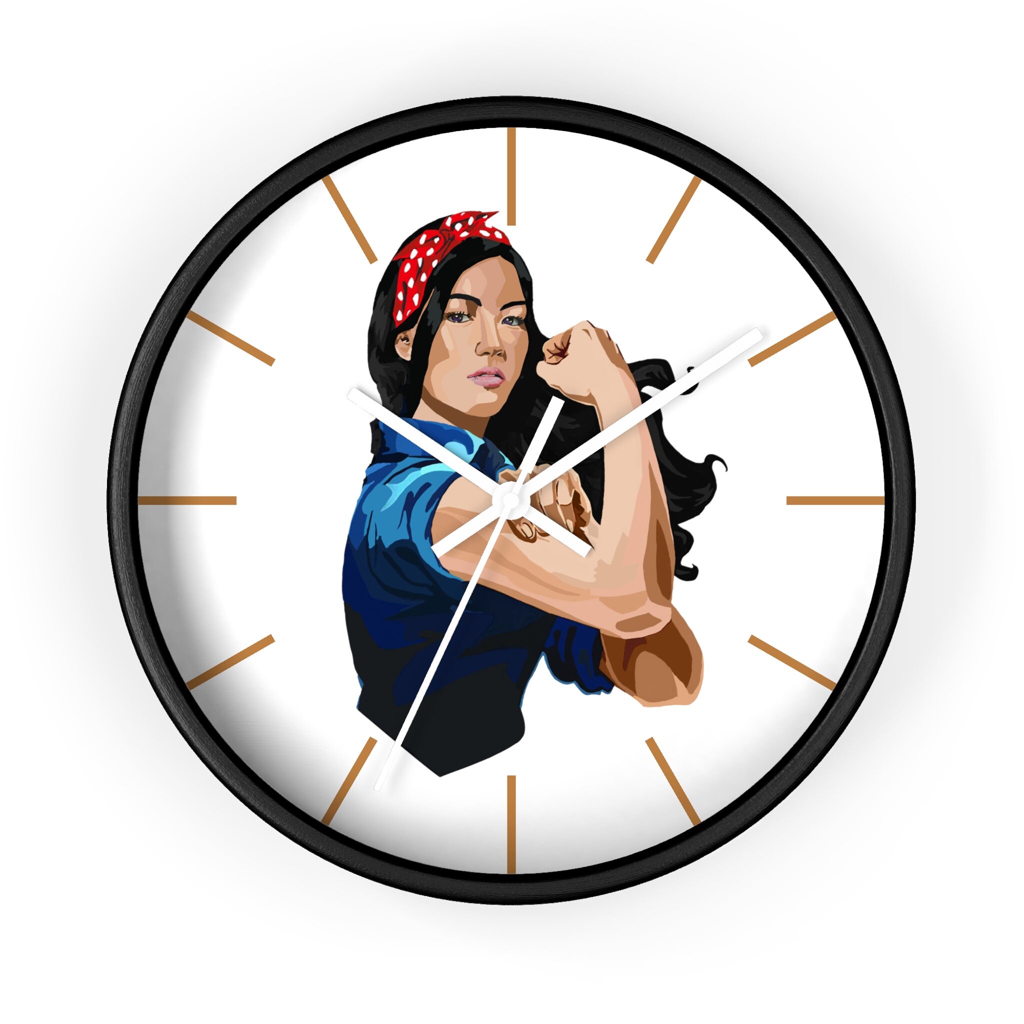 Filipino Art Wall Clock Filipino Wall Decor Asian Rosie the - Etsy