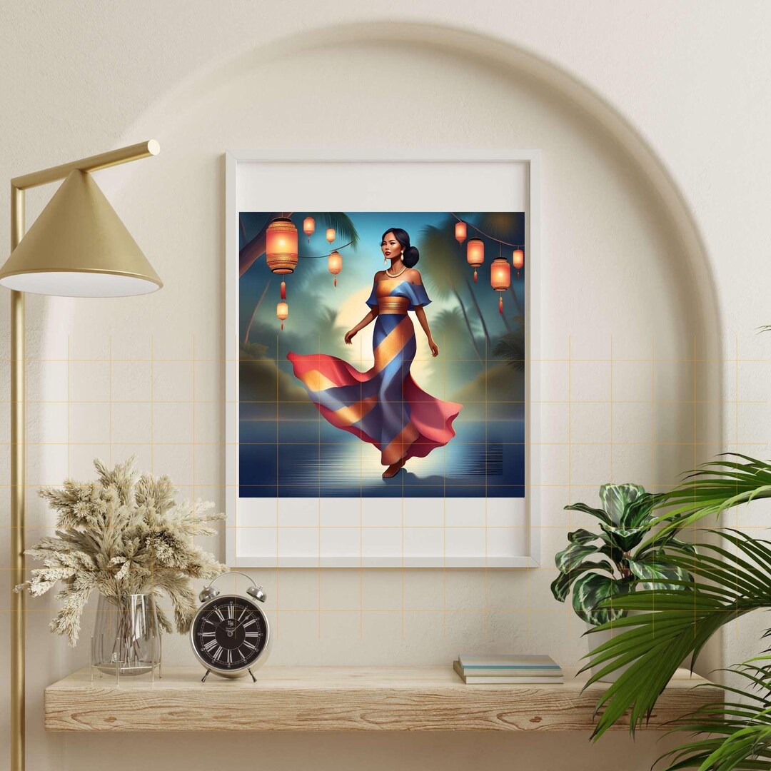 Filipino Woman Filipino Art, Filipino Poster, Filipina Wall Art Print ...