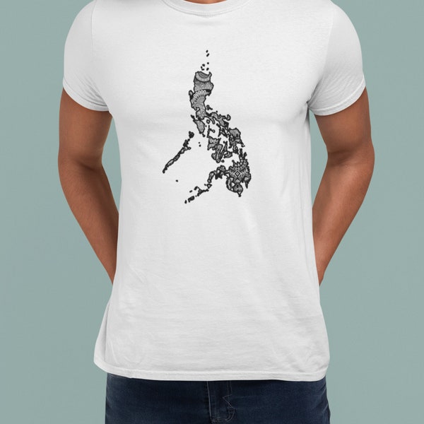 Philippine Map Shirt - Etsy