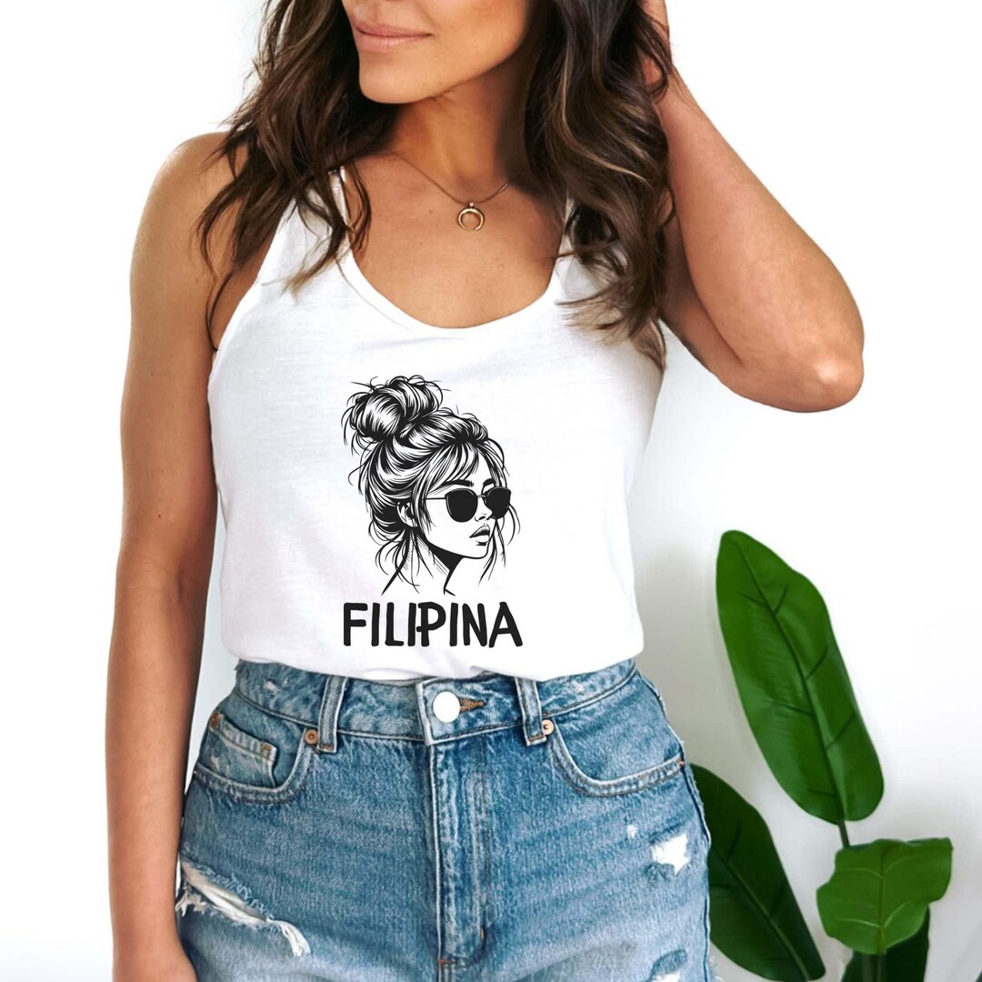 Filipino Tank Top for Woman, Filipino Gifts for Her, Pinay Pride Tank ...