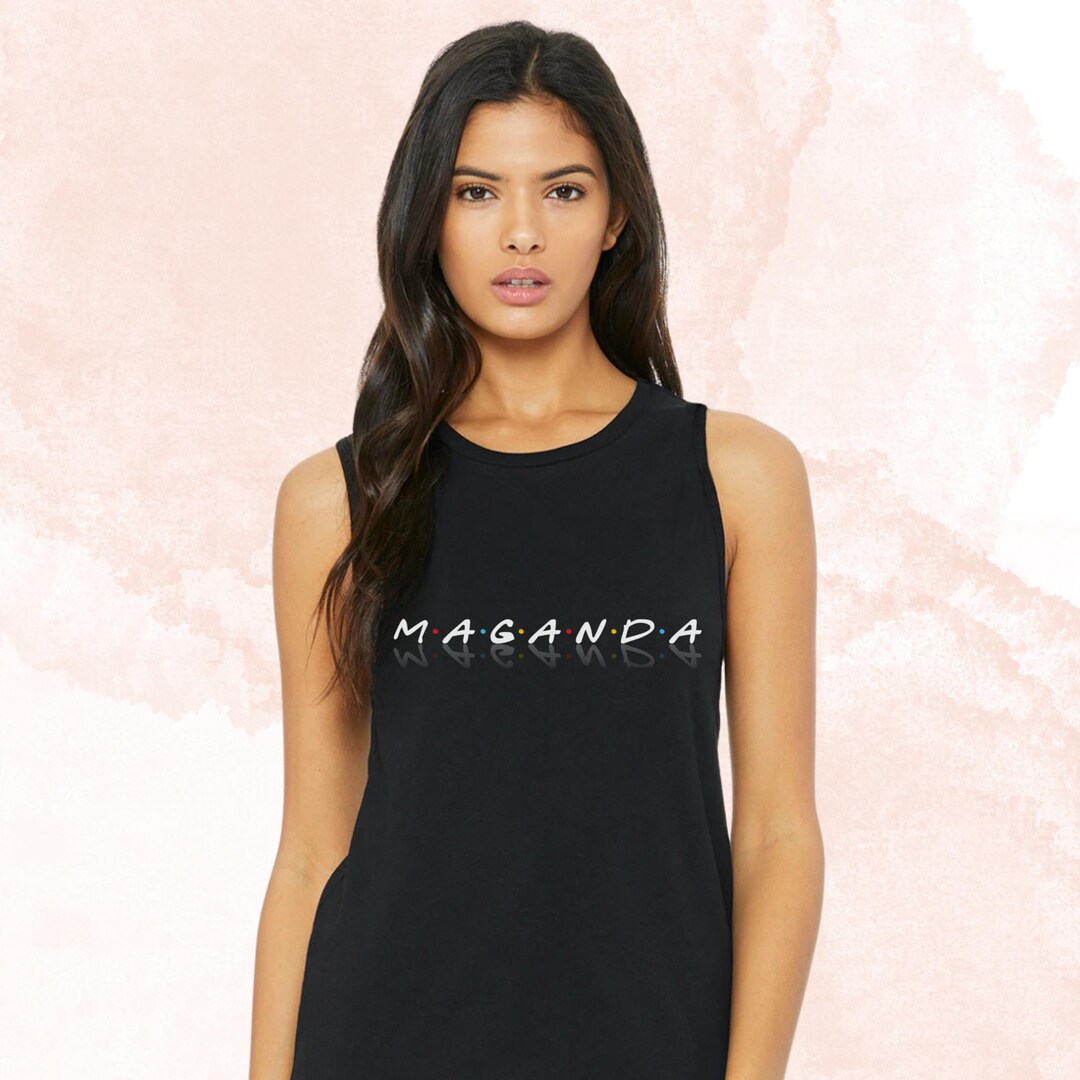 Maganda Tank Top Maganda Shirt Maganda Tshirt, Filipino Girl Shirt ...