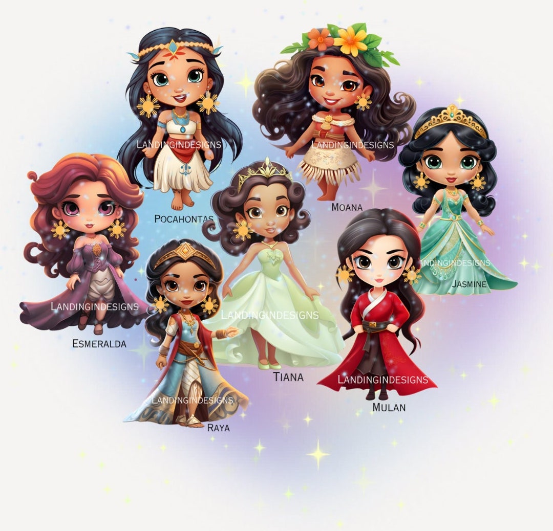 Asian Princesses PNG Digital Download, Filipino Art, Asian Art ...