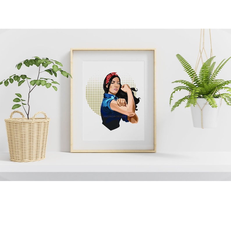 Filipino Art AAPI Png Asian Rosie the Riveter PNG for Womens - Etsy